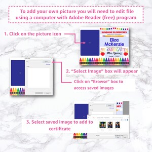 Pre-kindergarten Graduation Diploma Certificate Editable With Picture ...