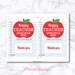 Teacher Appreciation Gift Card Holder: Apple Design (digital Download ...