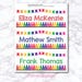 Desk Name Labels: Back to School Classroom Decor Fillable (digital ...
