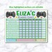 Reward Chart Editable Video Game Reward Chart Chore Chart Behavior ...