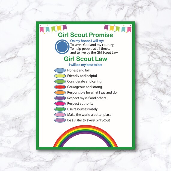 Girl Scout Promise Daisy