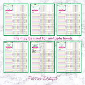 Attendance Tracker: Printable Troop Meeting Leader Sign-in Sheet (PDF ...