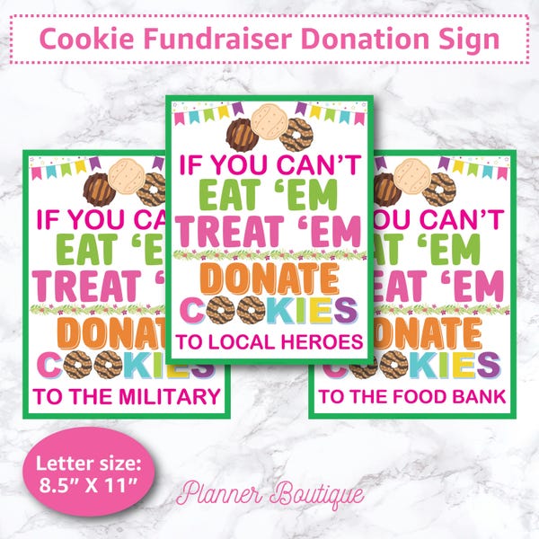 Donation Signs - Etsy