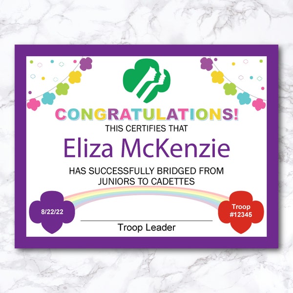Junior Bridging Certificate - Etsy