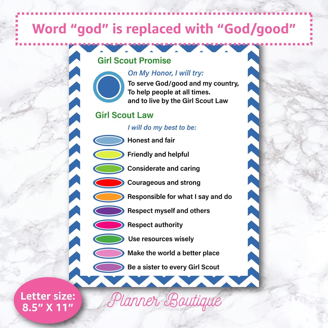 Printable Daisy Petals Girl Promise and Law Daisies Poster Bookmark ...