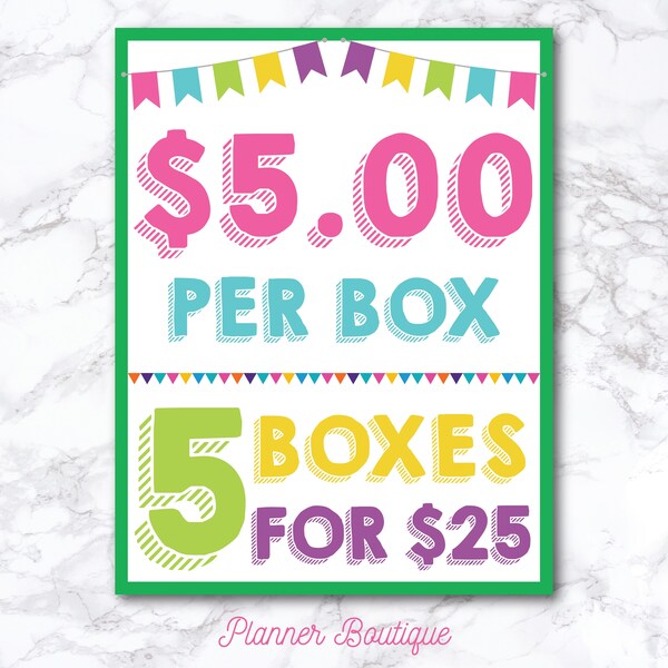 Cookie Booth Sign - Etsy