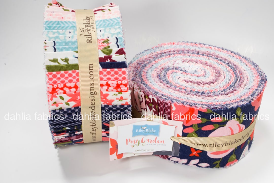 OOP Posy Garden Rolie Polie Jelly Roll by Cariner Gardner for Riley ...