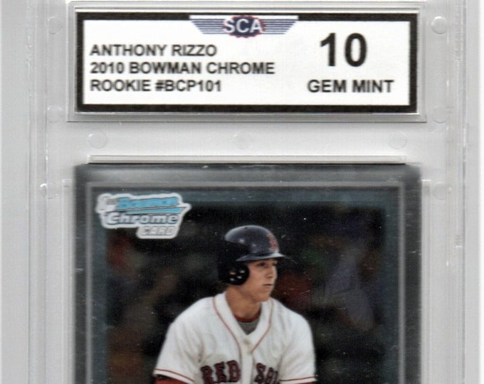 ANTHONY RIZZO 2010 BOWMAN Chrome Rookie Card New York Yankees - Etsy