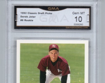 Derek Jeter 1992 Draft Card - Etsy
