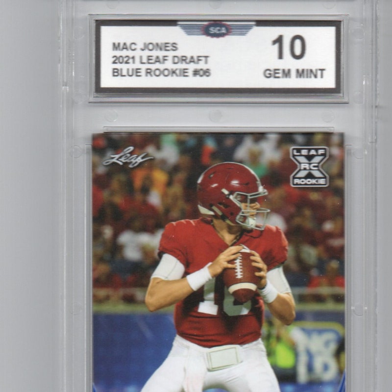 Mac Jones Rookie Card - Etsy