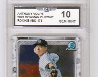 2022 NY Yankees Anthony Volpe Shortstop Custom Rookie Card Hot - Etsy