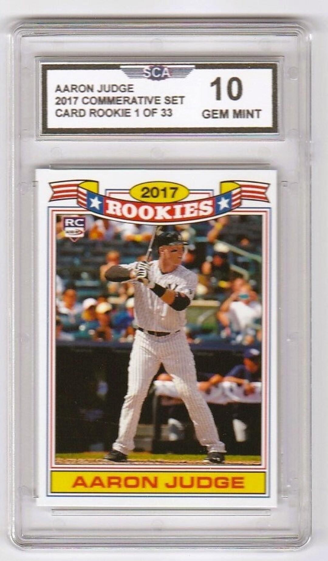 AARON JUDGE 2017 COMMERORATIVE Set Card 1 of 33 New York Yankees - Etsy