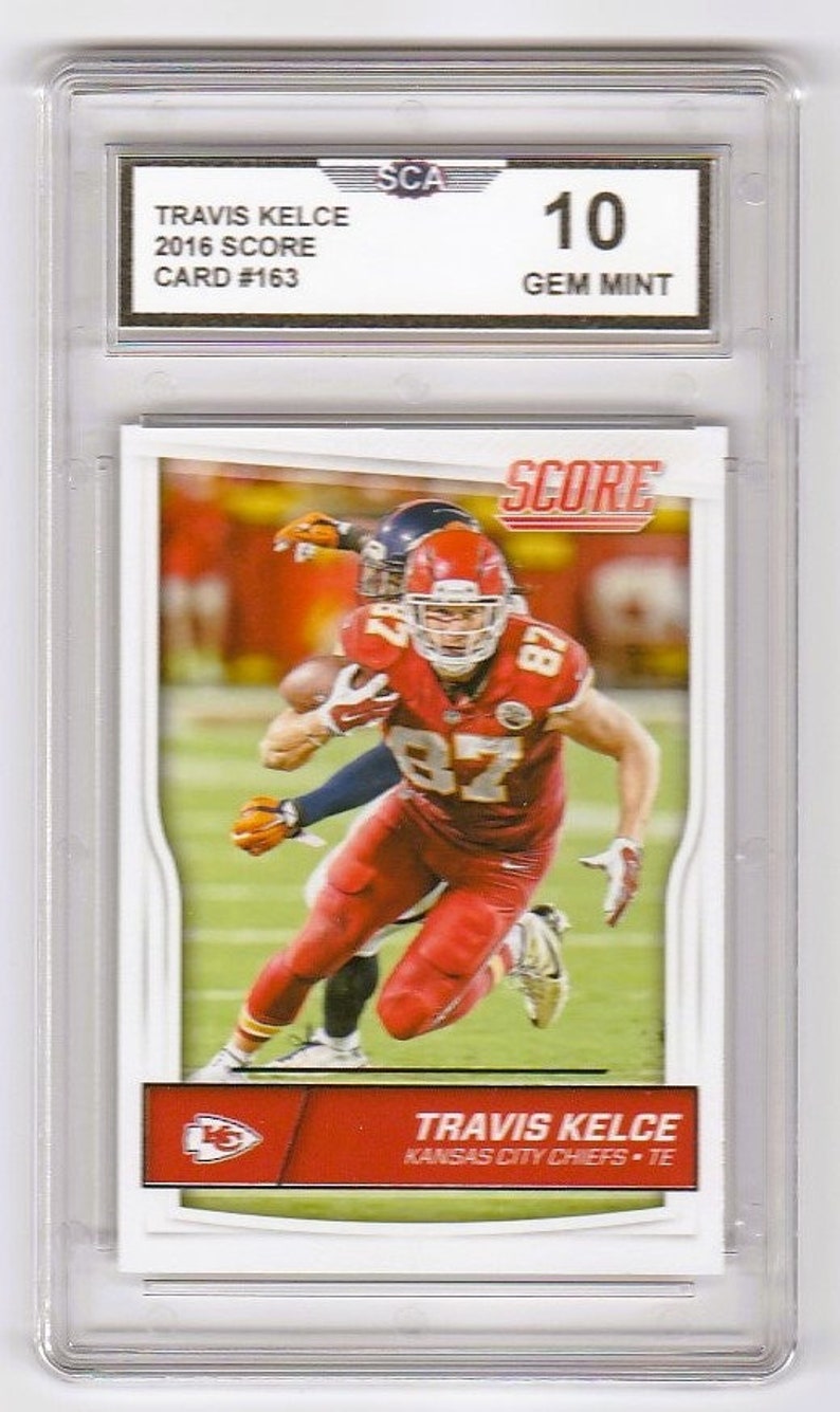 TRAVIS KELCE 2016 SCORE Card #163 Kansas City Chiefs - Etsy