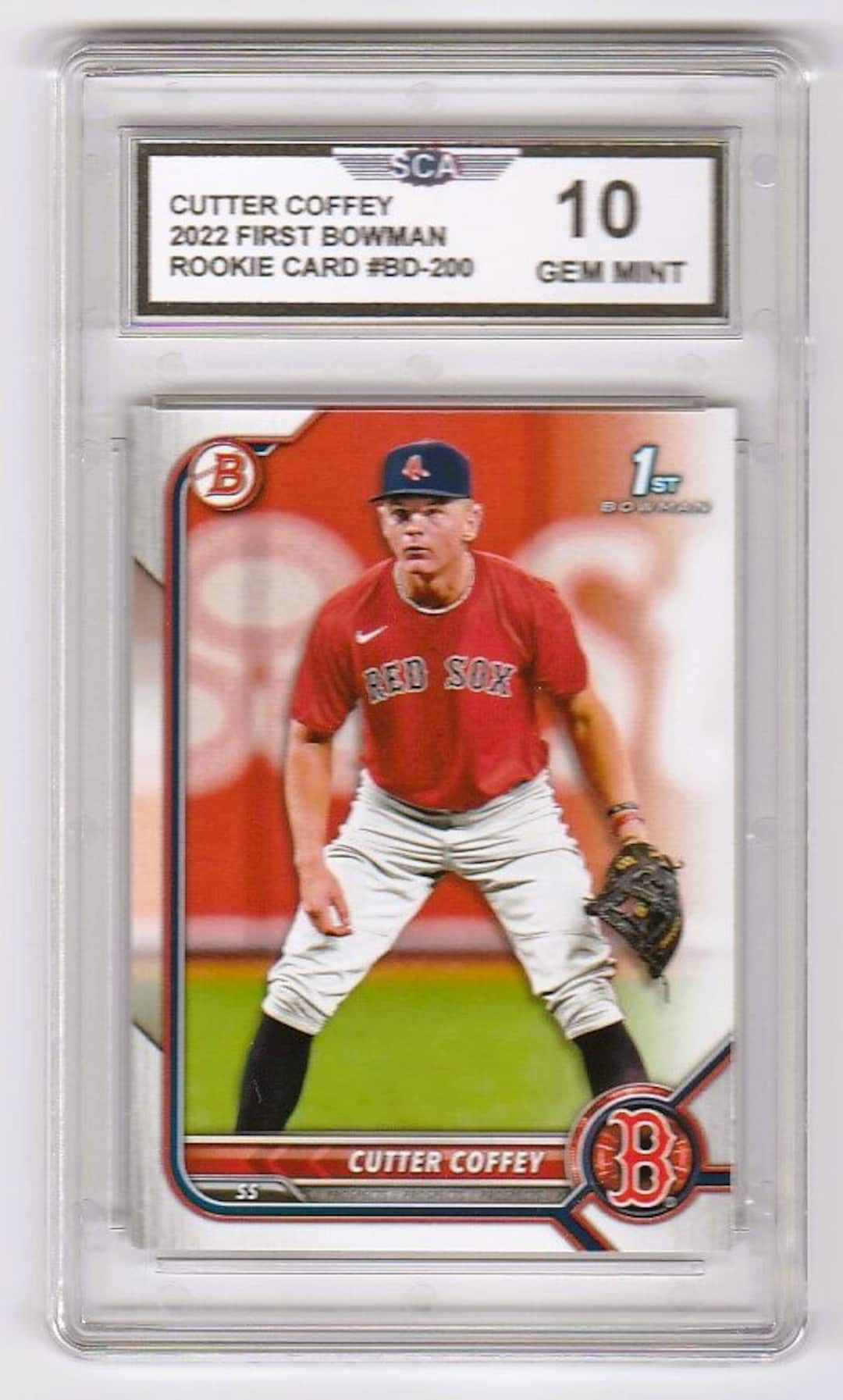 CUTTER COFFEY 2022 FIRST Bowman Rookie Card Boston Red Sox - Etsy