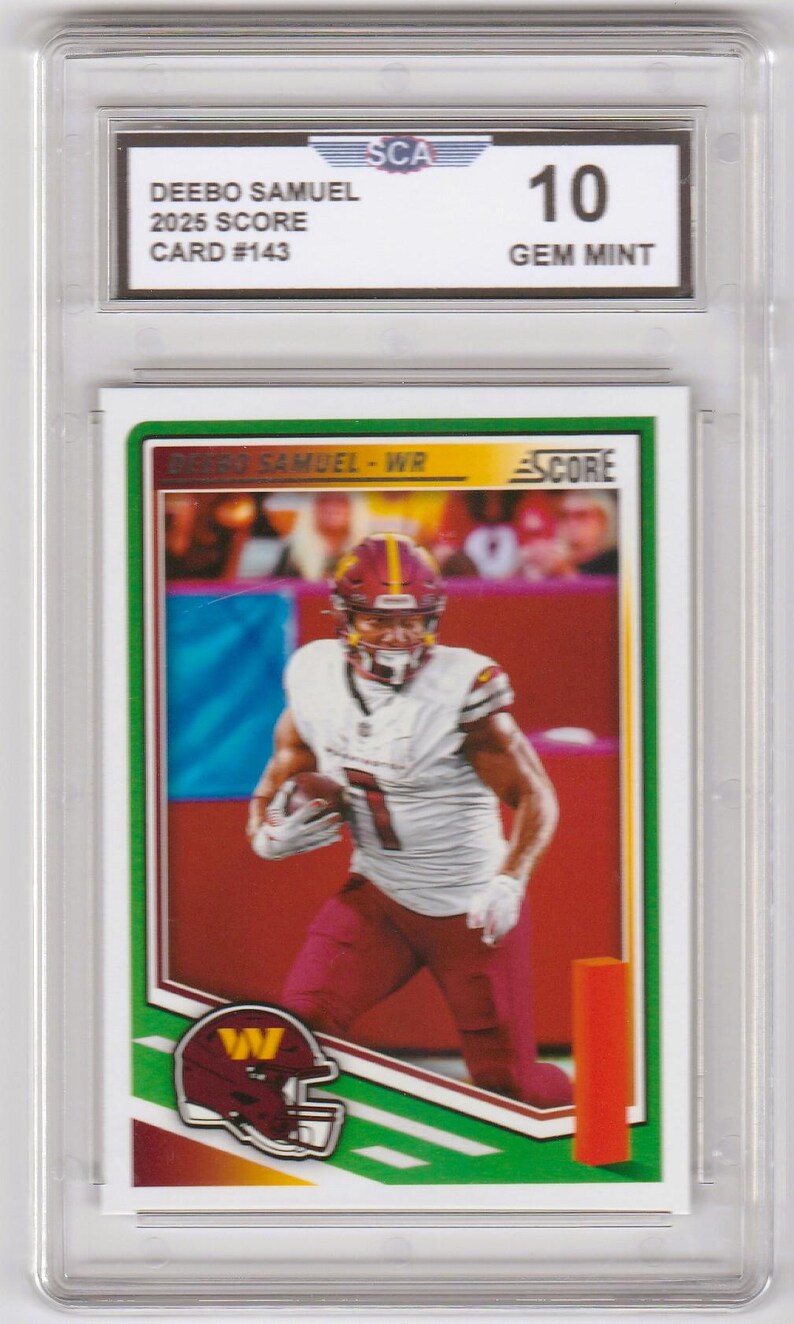 DEEBO SAMUEL 2025 SCORE Card San Francisco 49ers Wide Receiver - Etsy