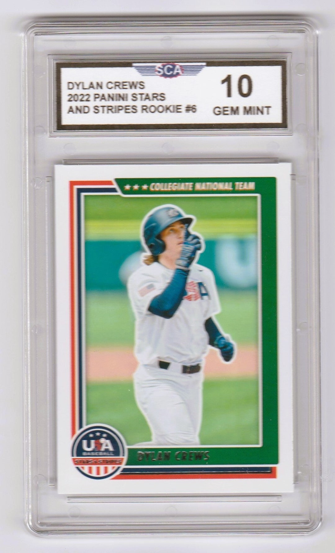 DYLAN CREWS 2022 PANINI Stars & Stripes Rookie Card Washington ...