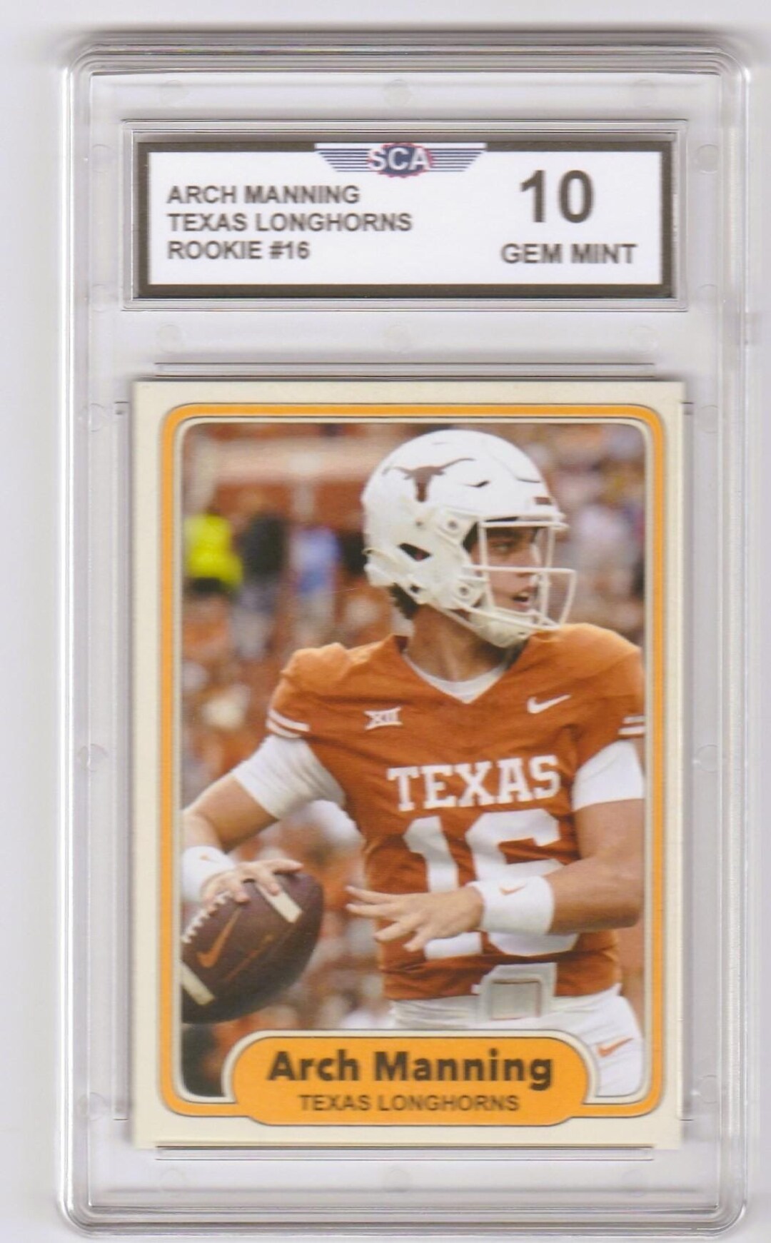 ARCH MANNING TEXAS Longhorns Rookie 16 - Etsy