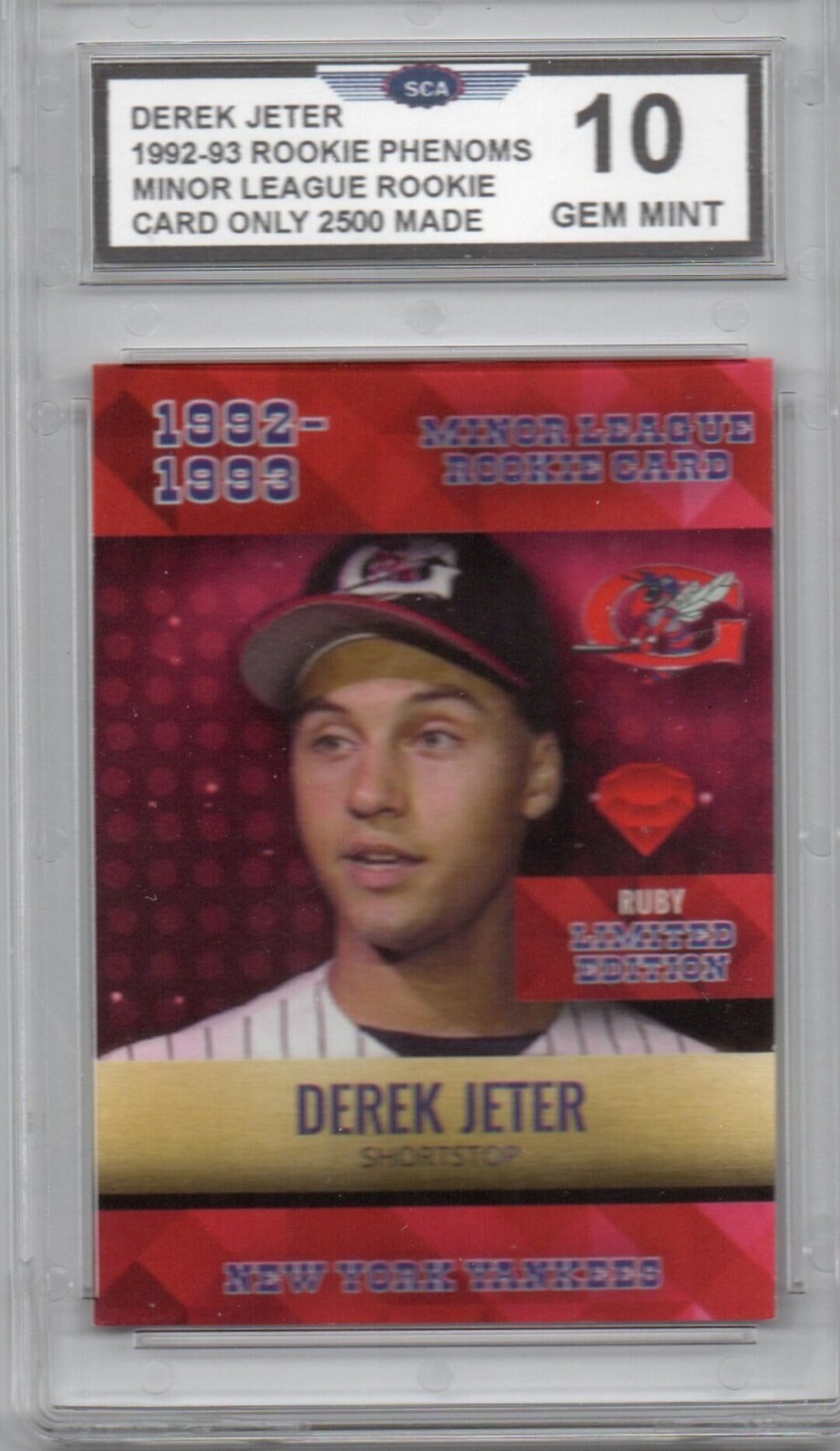 DEREK JETER 1992-93 Rookie Phenoms Limited Edition Card - Etsy