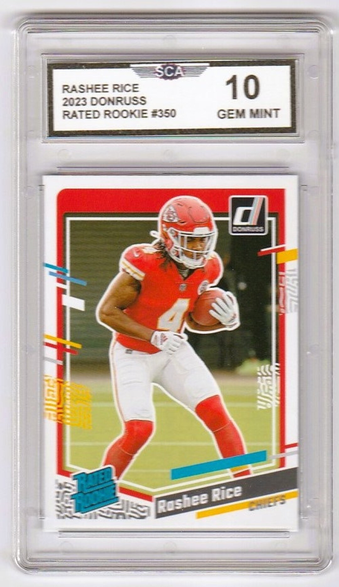 RASHEE RICE 2023 DONRUSS Rated Rookie Card Kansas City Chiefs - Etsy