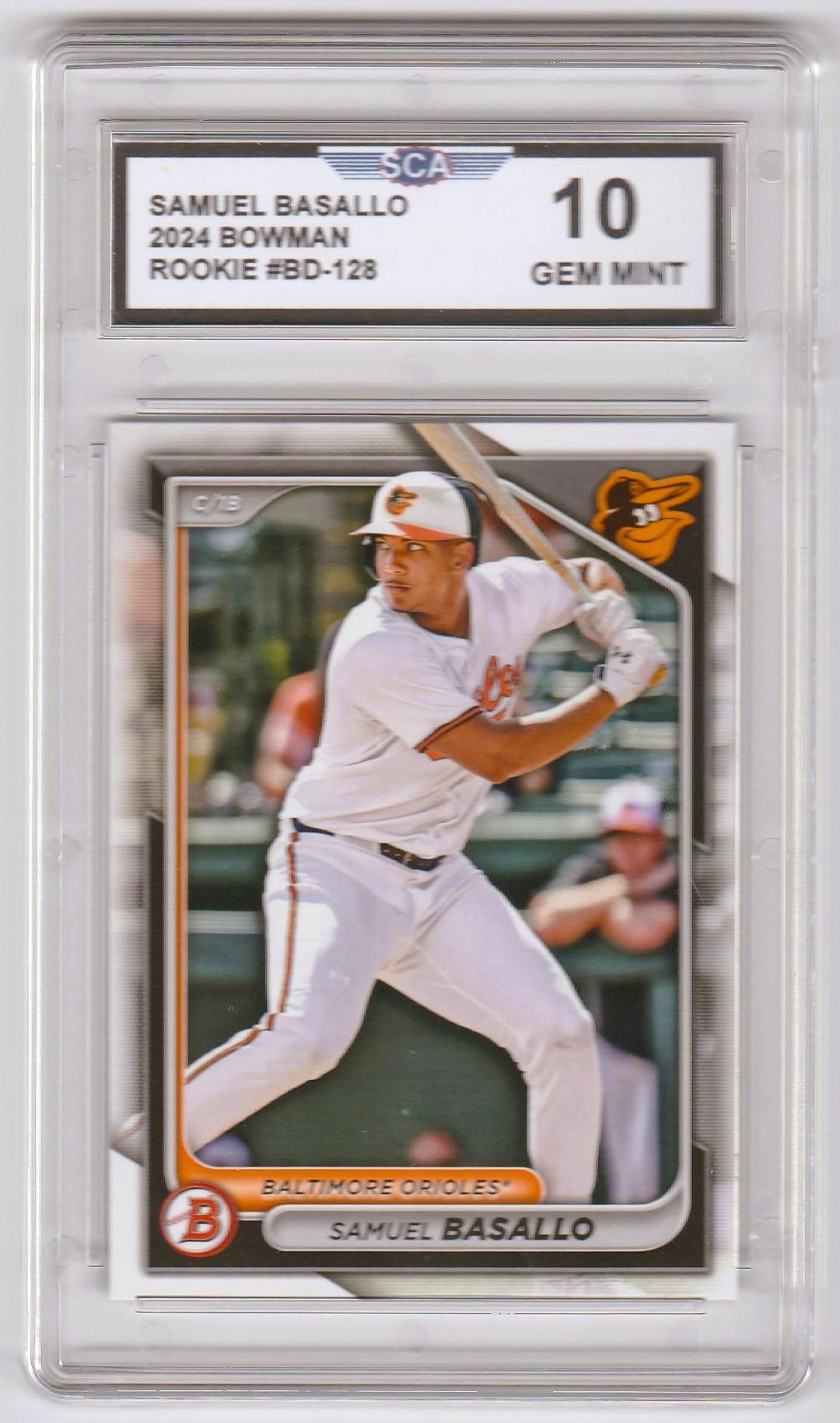 SAMUEL BASALLO 2024 BOWMAN Rookie Card #bd-128 Baltimore Orioles ...