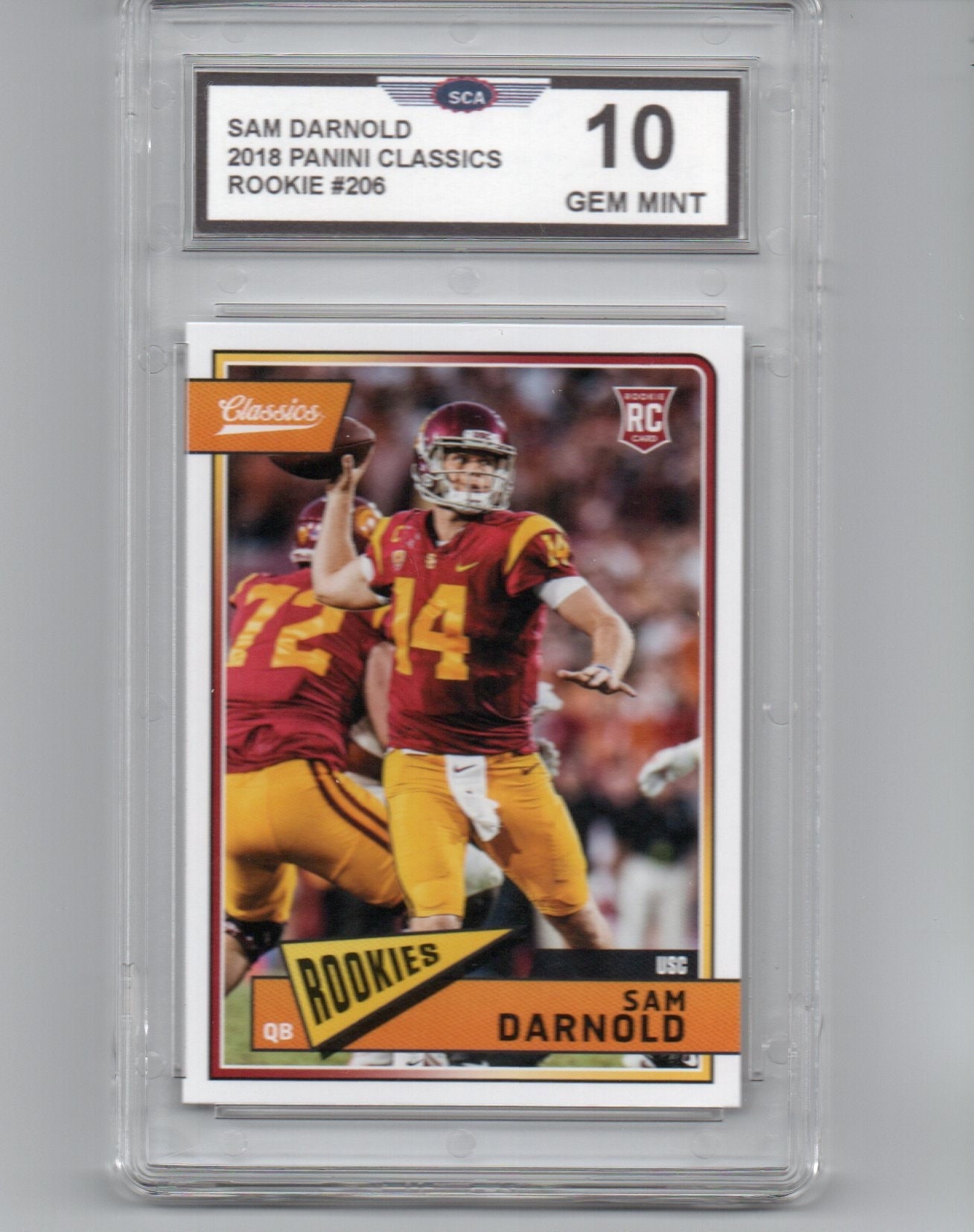 SAM DARNOLD 2018 PANINI Classics Rookie Card - Etsy