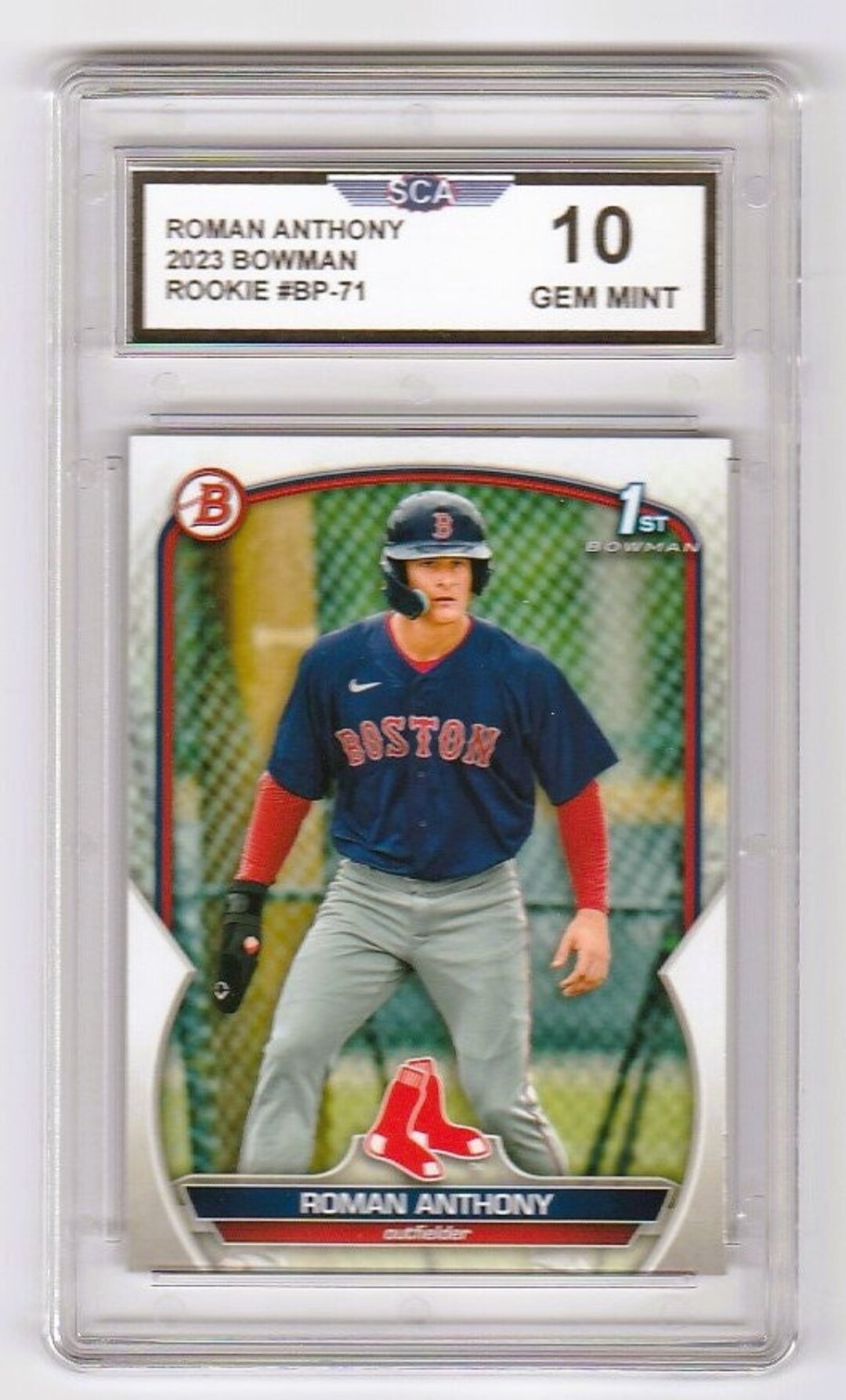 ROMAN ANTHONY 2023 FIRST Bowman Rookie Card Boston Red Sox - Etsy