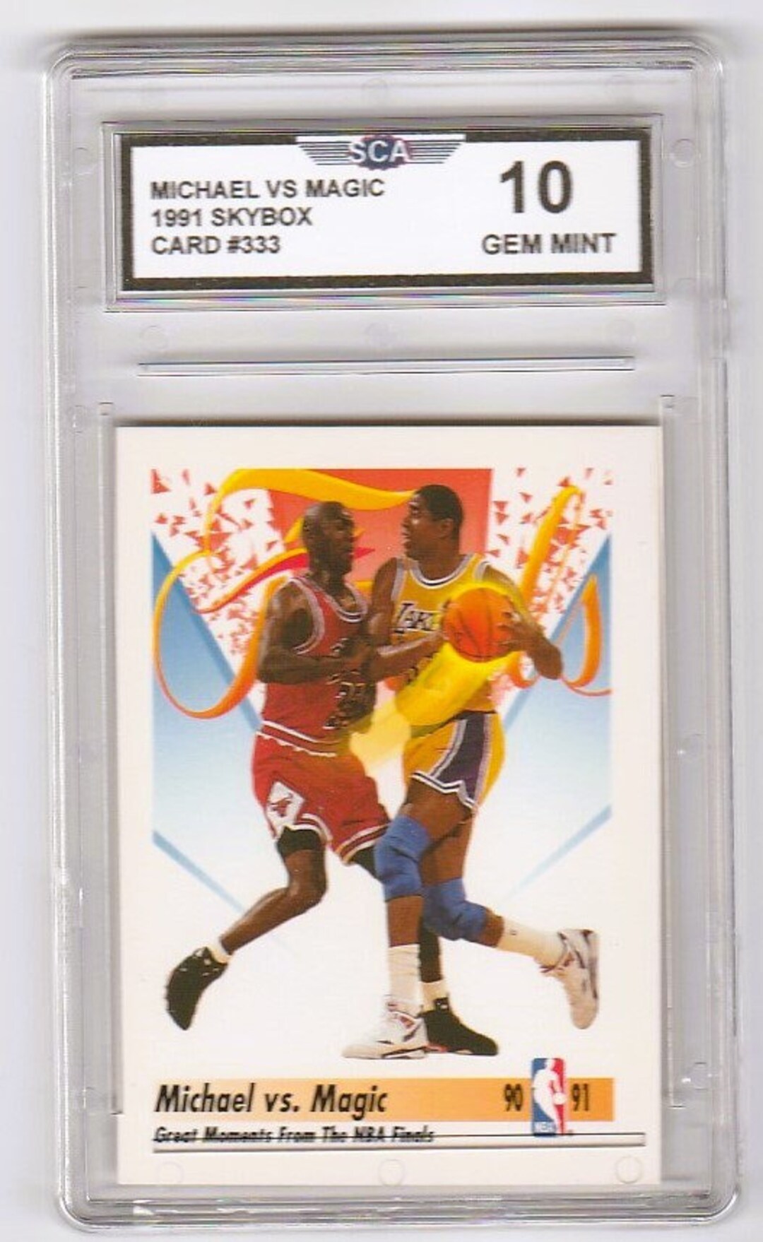 MICHAEL JORDAN Vs MAGIC Johnson 1991 Skybox Card - Etsy