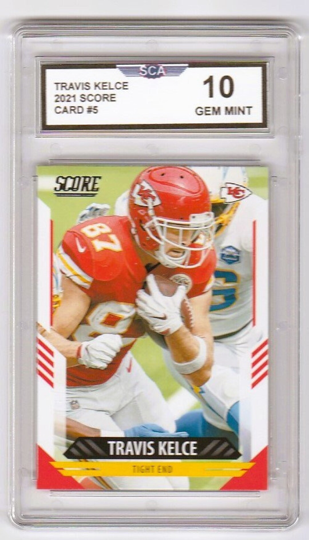 TRAVIS KELCE 2021 SCORE Football Card Kansas City Chiefs - Etsy