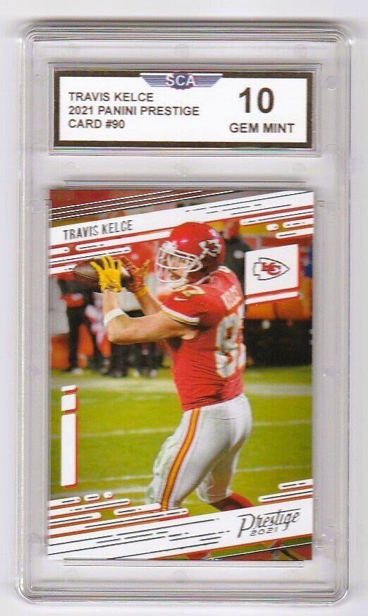 TRAVIS KELCE 2021 PANINI Prestige Football Card #90 Kansas City Chiefs ...