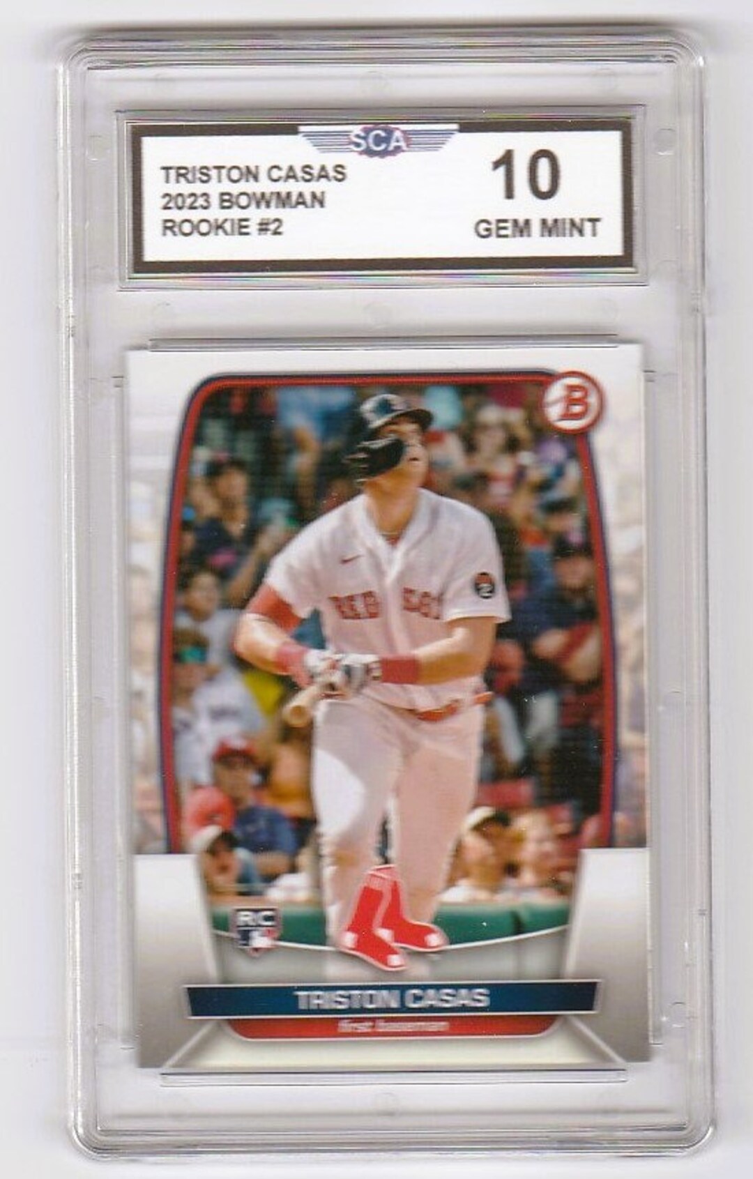 TRISTON CASAS 2023 BOWMAN Rookie Card Boston Red Sox - Etsy