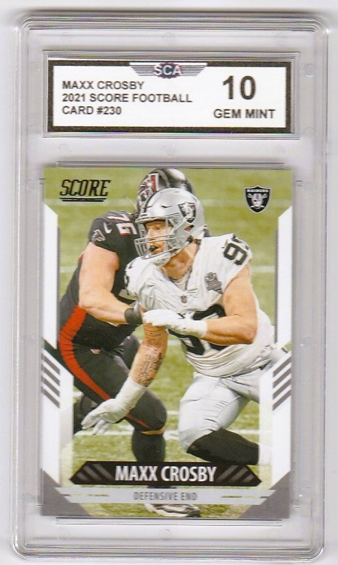 MAXX CROSBY 2021 SCORE Football Card Las Vegas Raiders - Etsy