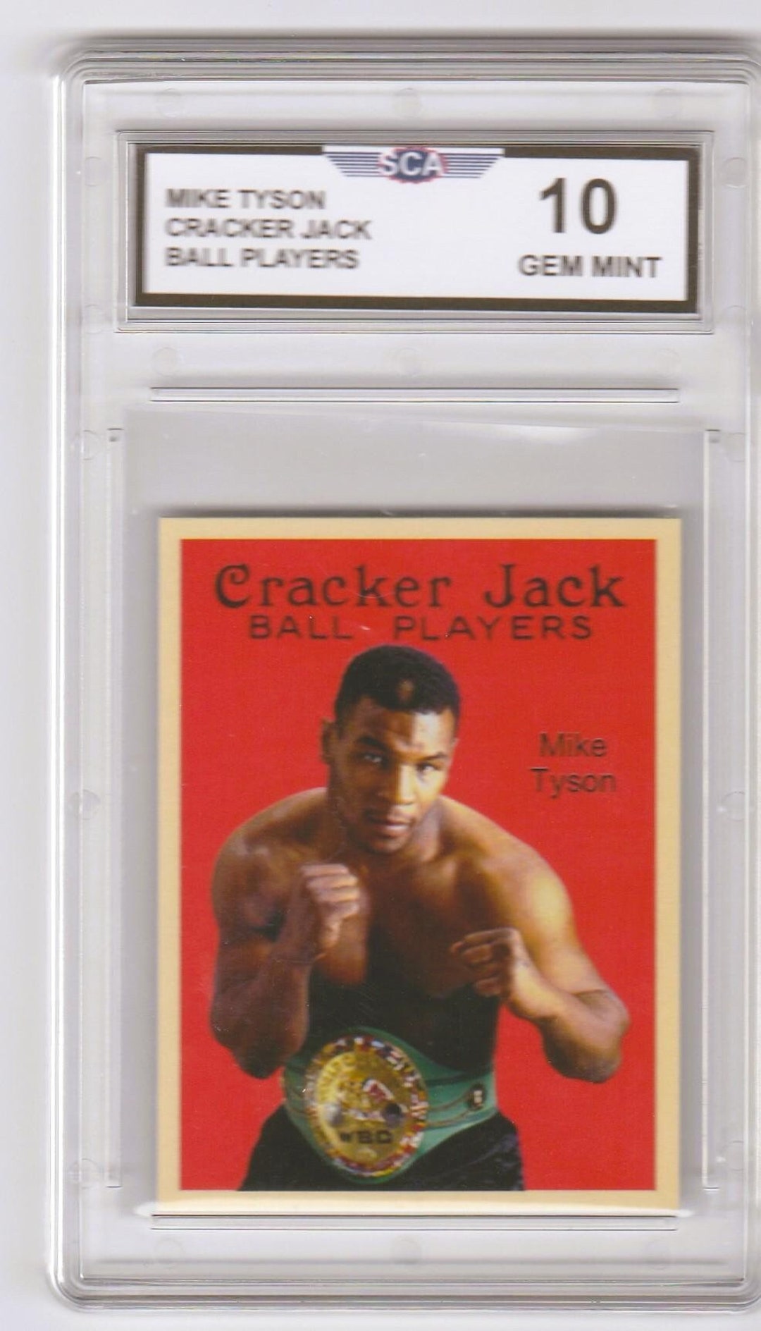 MIKE TYSON CRACKER Jack Ball Players Mini Card - Etsy