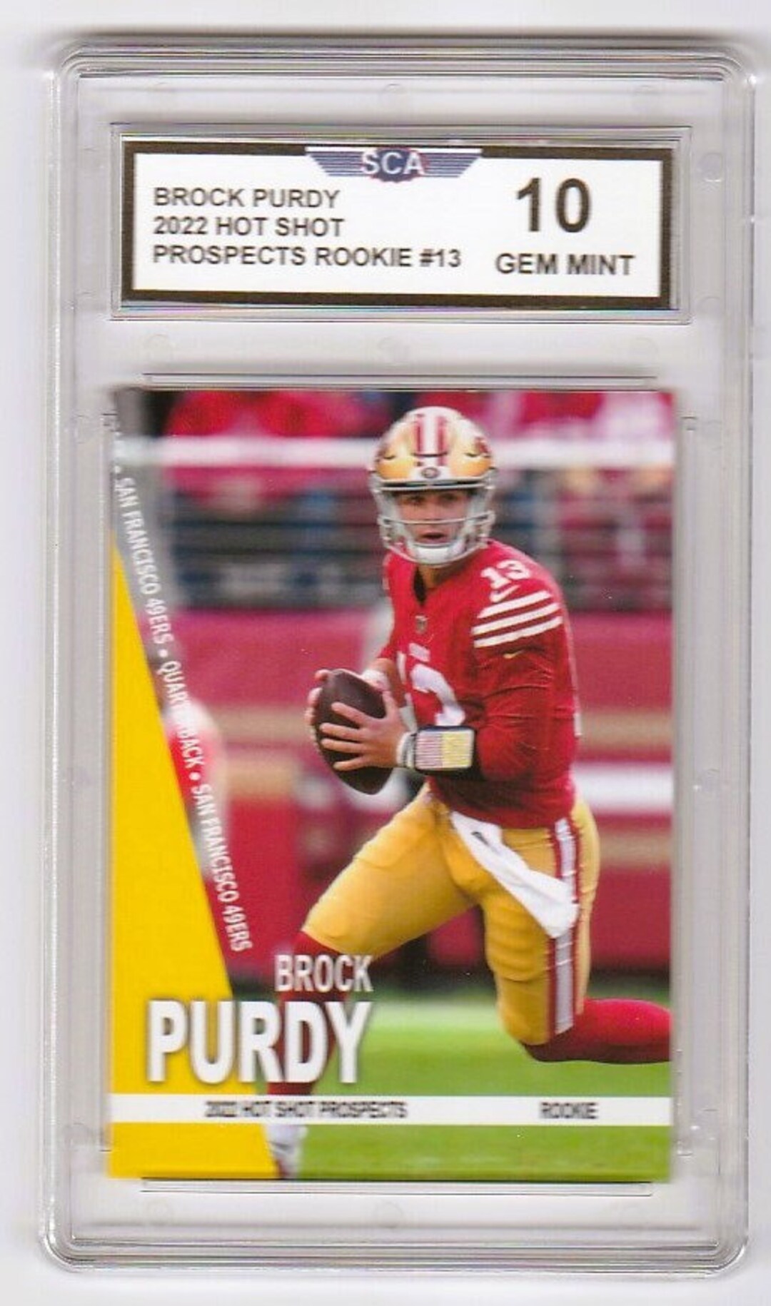 BROCK PURDY 2022 HOT Shot Prospects Card San Francisco 49ers - Etsy