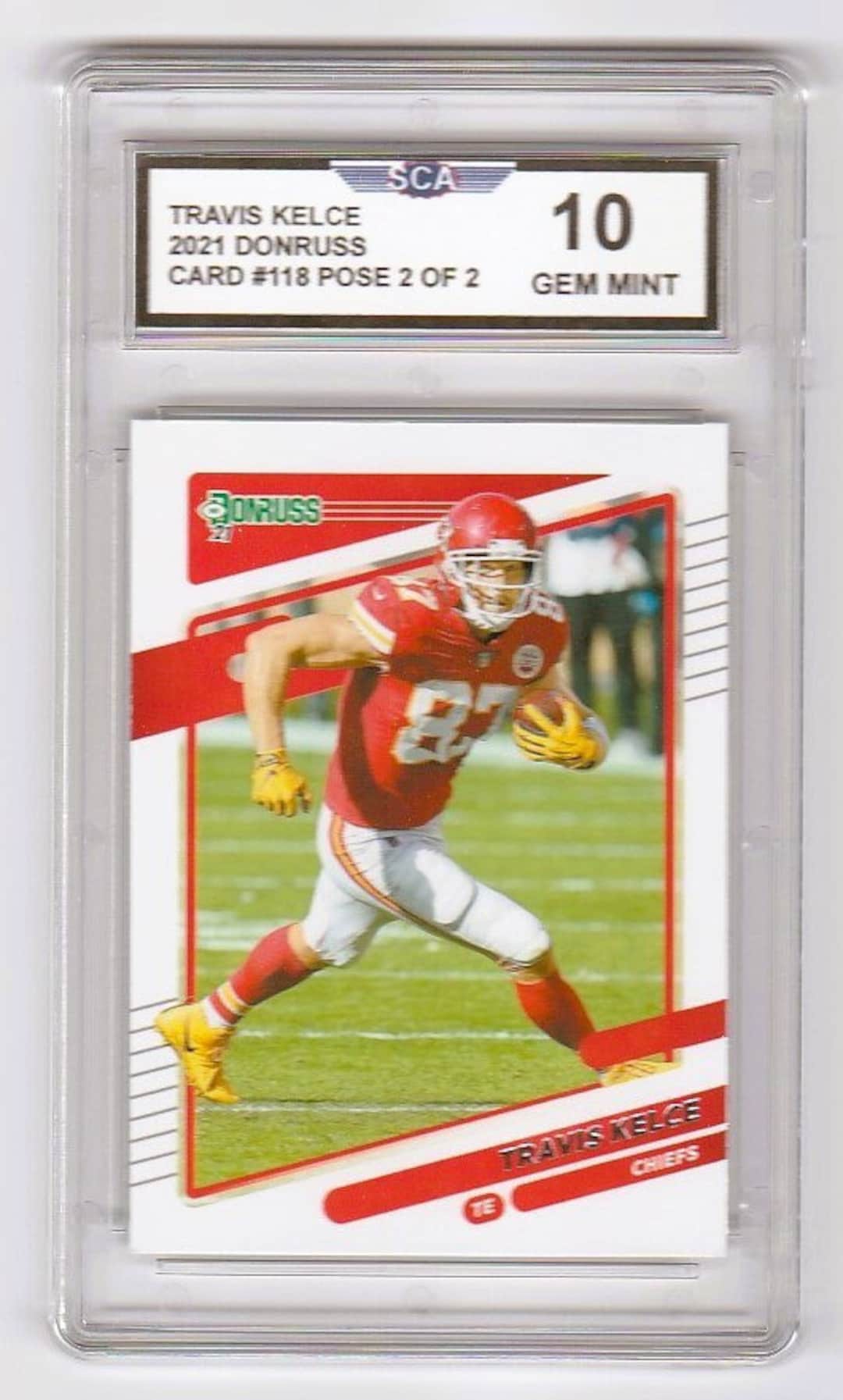 TRAVIS KELCE 2021 DONRUSS Card #118 Pose 2 of 2 Kansas City Chiefs - Etsy