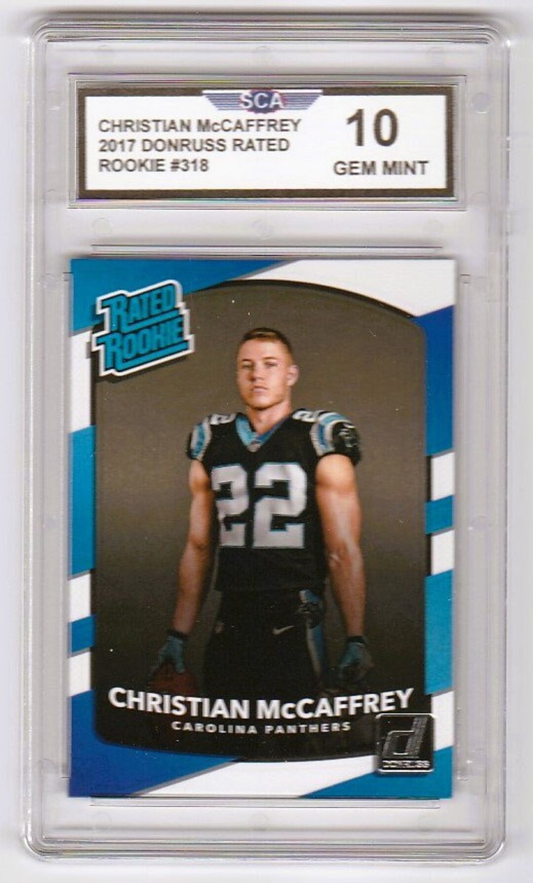 CHRISTIAN Mccaffrey 2017 DONRUSS Rated Rookie San Francisco 49ers - Etsy