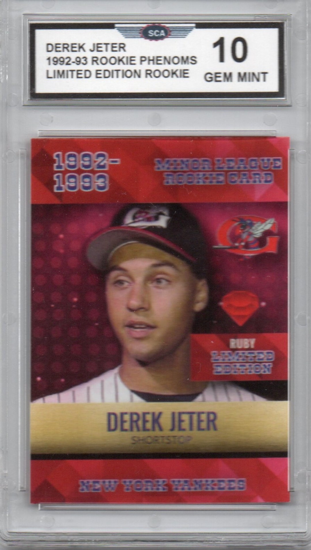 DEREK JETER 1992-93 Rookie Phenoms Limited Edition Card New York ...