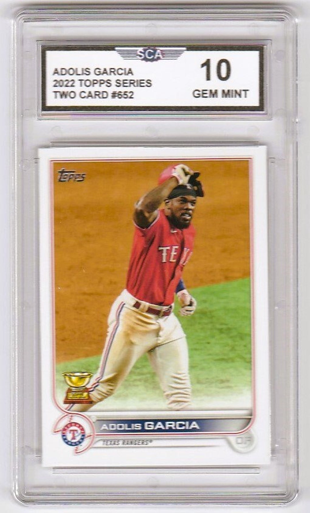 ADOLIS GARCIA 2022 TOPPS Series One Card Texas Rangers - Etsy