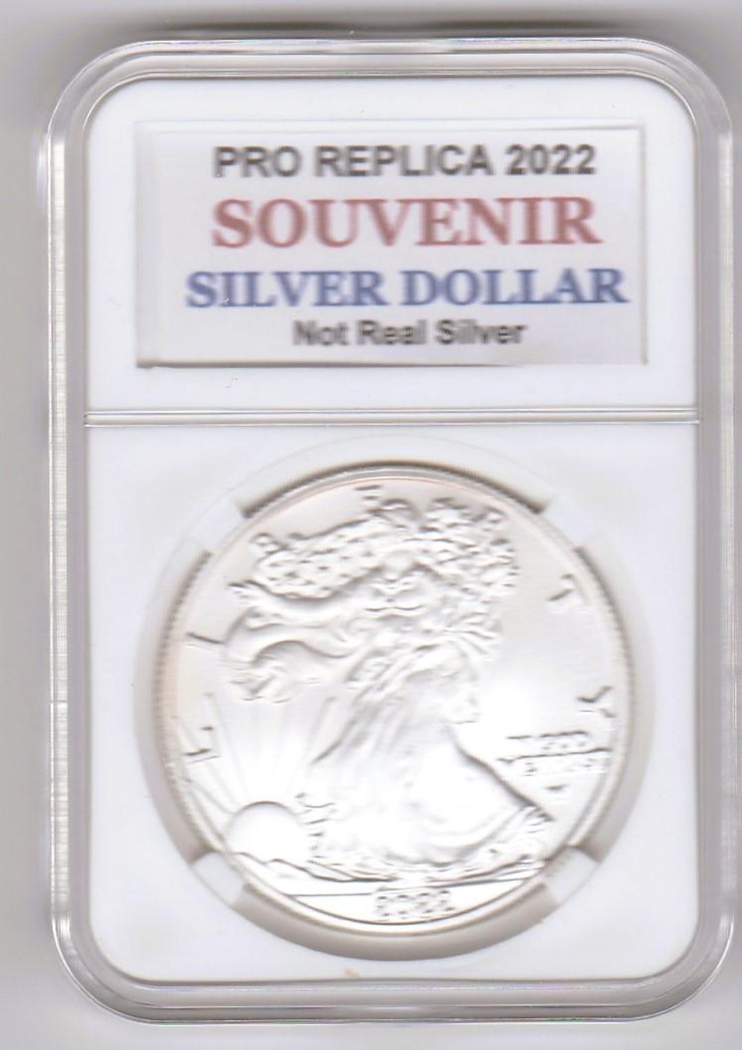 SILVER DOLLAR 2022 PRO Replica Souvenir Beautiful Novelty Item (not ...