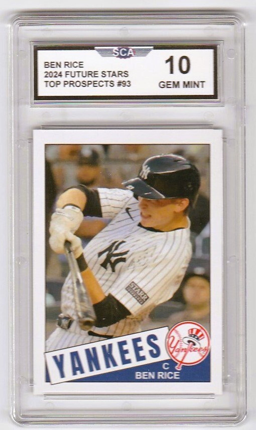 BEN RICE 2024 FUTURE Stars Top Prospects Card New York Yankees - Etsy
