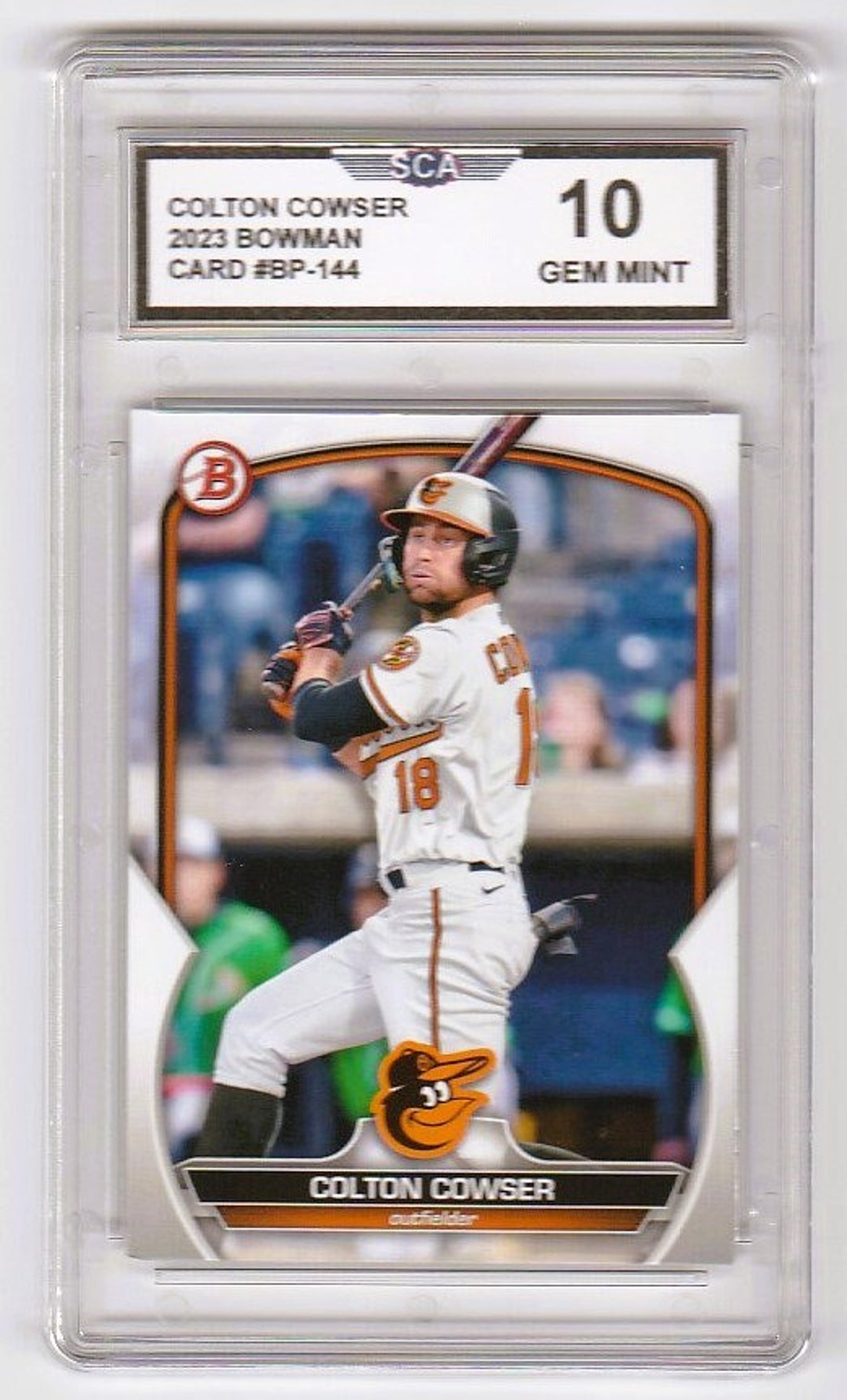 COLTON COWSER 2023 BOWMAN Card Baltimore Orioles - Etsy