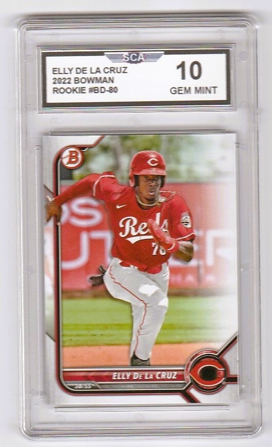 ELLY DE LA Cruz 2022 Bowman Rookie Card Cincinnati Reds - Etsy
