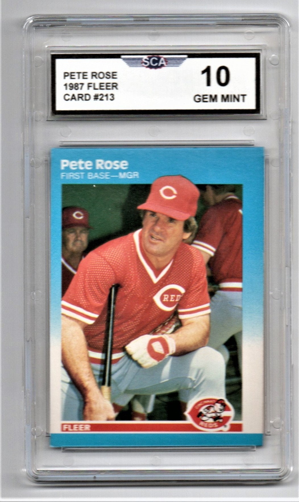 PETE ROSE 1987 FLEER Baseball Card Cincinnati Reds All Star - Etsy