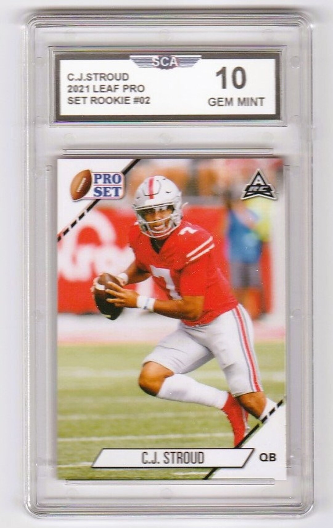 C.J.STROUD 2021 LEAF Pro Set Rookie Card Houston Texans - Etsy