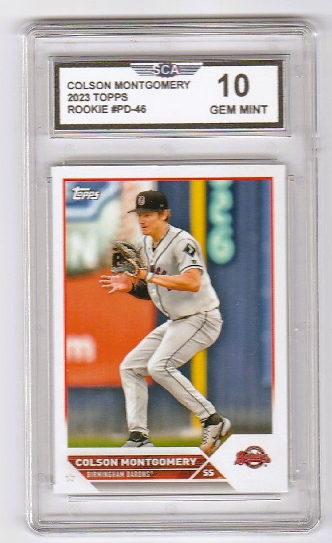 COLSON MONTGOMERY 2023 TOPPS Rookie Card Chicago White Sox - Etsy