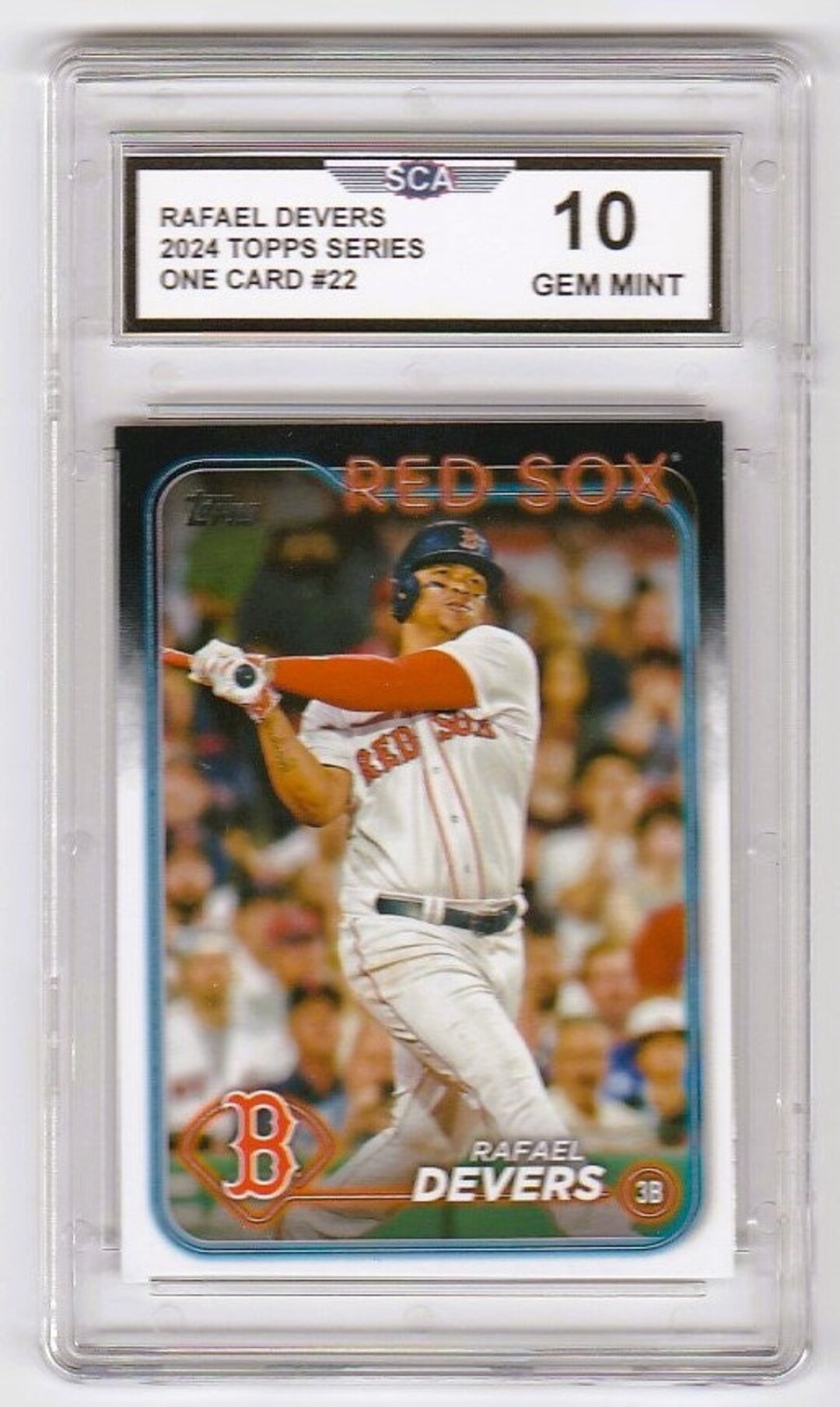 RAFAEL DEVERS 2024 TOPPS Series One Card Boston Red Sox - Etsy