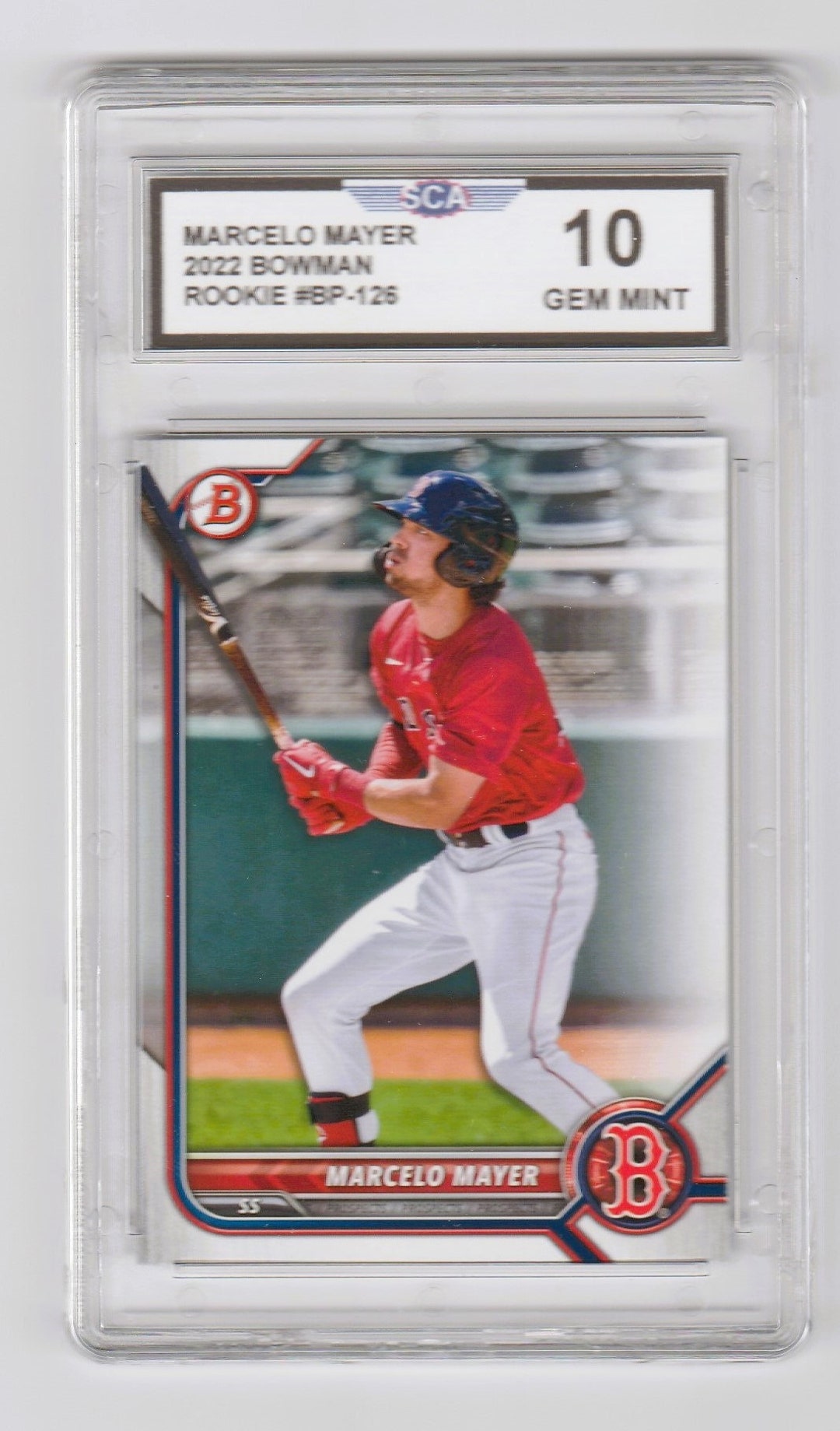 MARCELO MAYER 2022 BOWMAN Rookie Card Boston Red Sox - Etsy