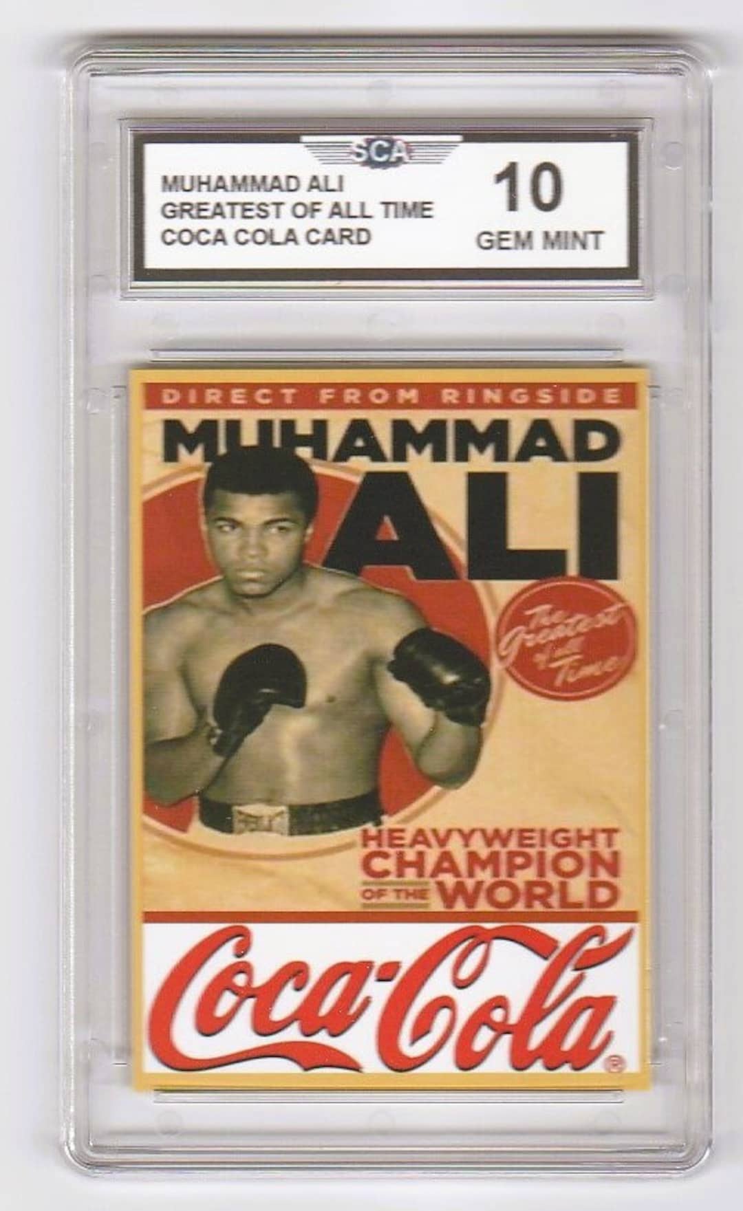 MUHAMMAD ALI THE Greatest of All Time Coca Cola Card - Etsy