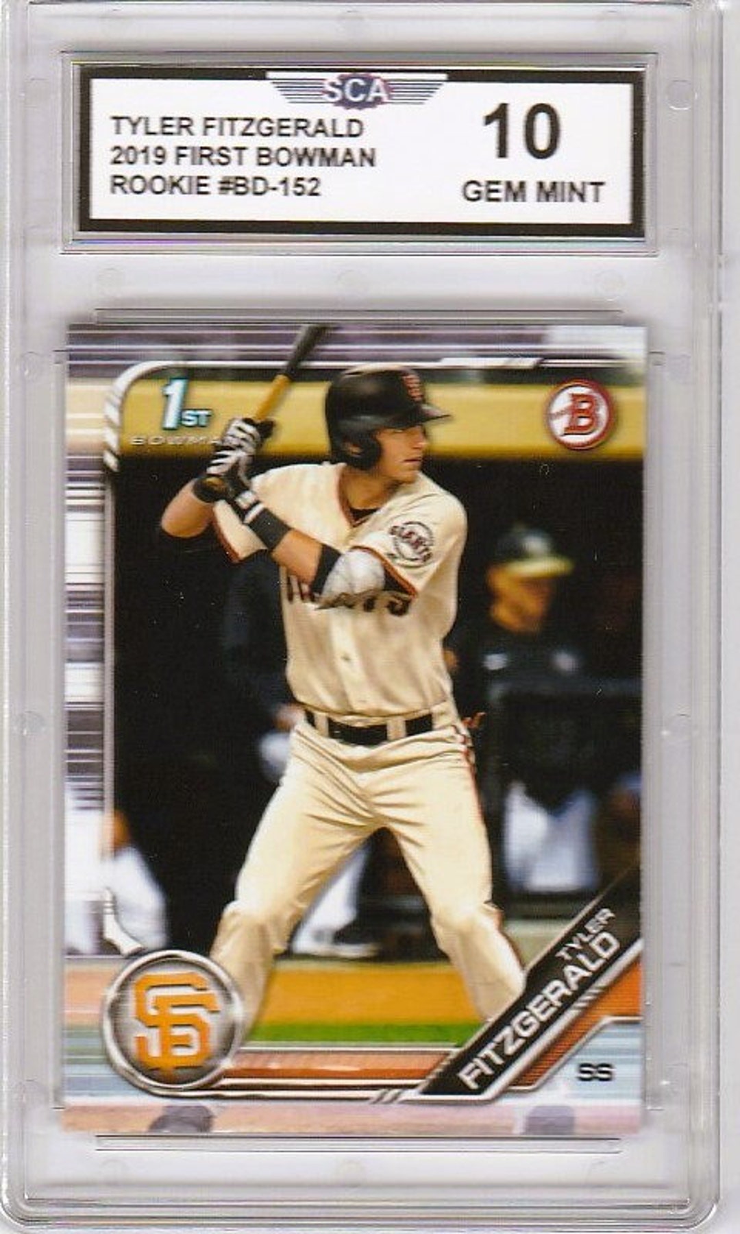 TYLER FITZGERALD 2019 FIRST Bowman Rookie Card San Francisco Giants - Etsy