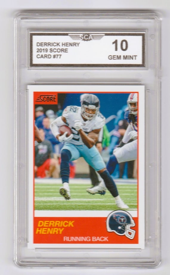 DERRICK HENRY 2019 SCORE Rookie Card Tennessee Titans Etsy
