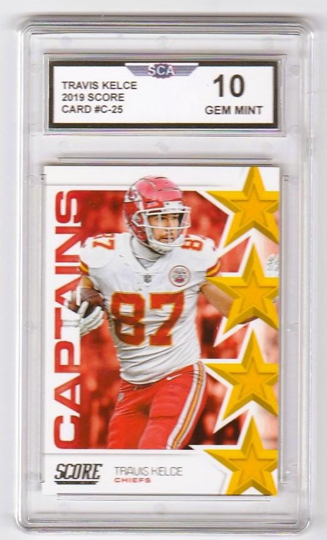 TRAVIS KELCE 2019 SCORE Card Kansas City Chiefs - Etsy